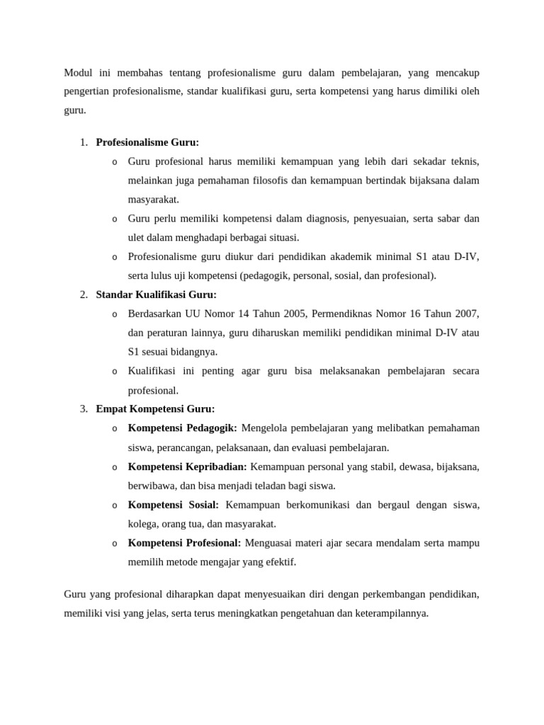 Resume Modul 1 KB 1 Rika Maryani | PDF