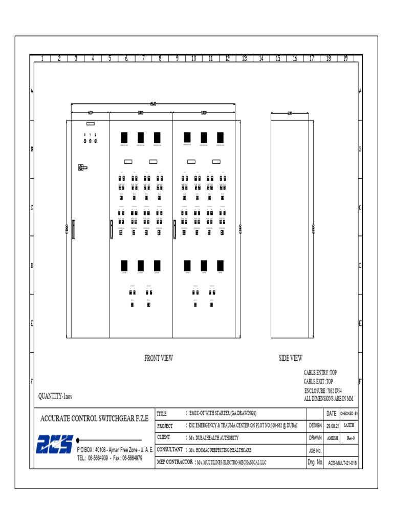 Switchgear - Drawings | PDF | Electrical Engineering | Electricity
