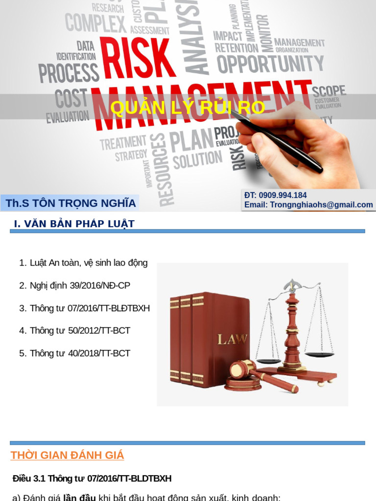 Quản Trị Rủi Ro Trong Ops 4,5.6.2023-NDMN&DGRR-CSG | PDF