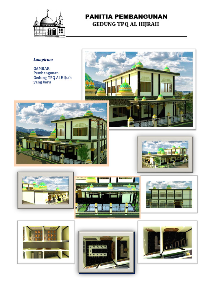 Gambar Gedung TPQ Al Hijrah | PDF
