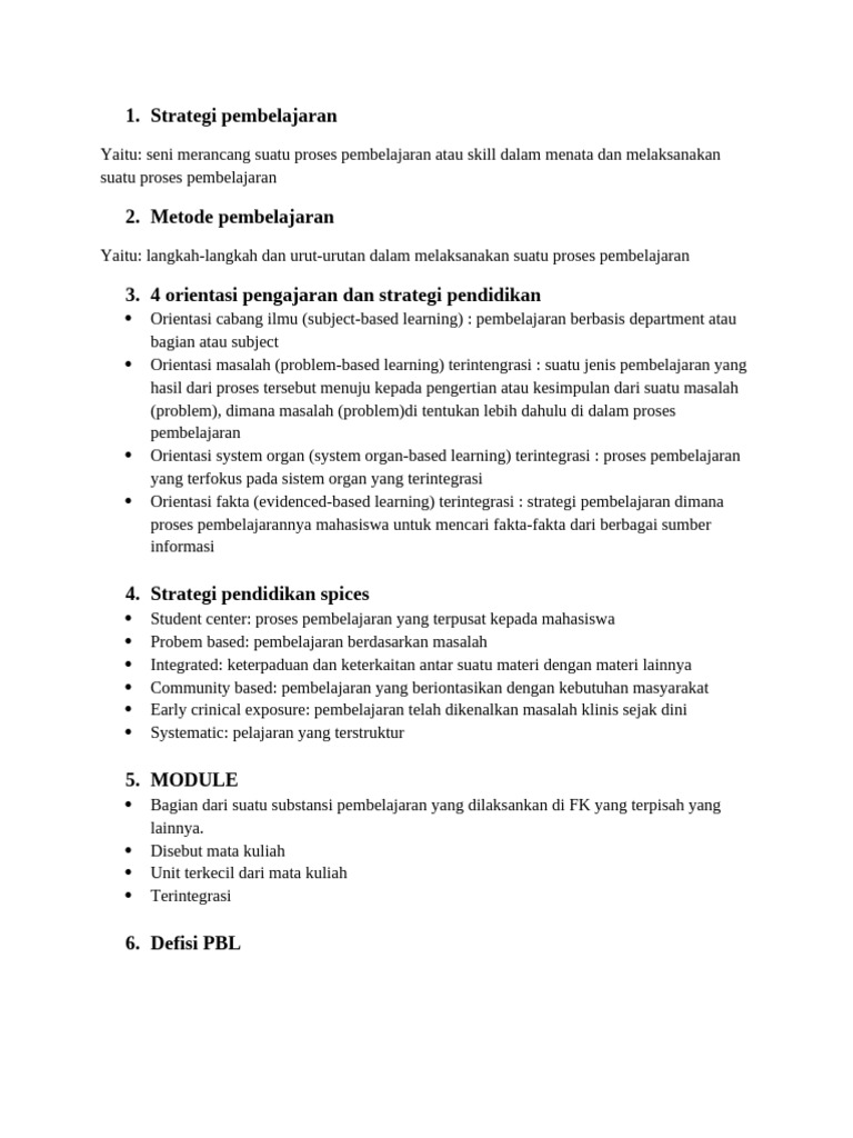soal pak de PBL (2) | PDF