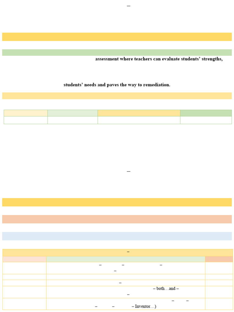 Second Year Diagnostic Assessment Guide | PDF | Flood | Vocabulary