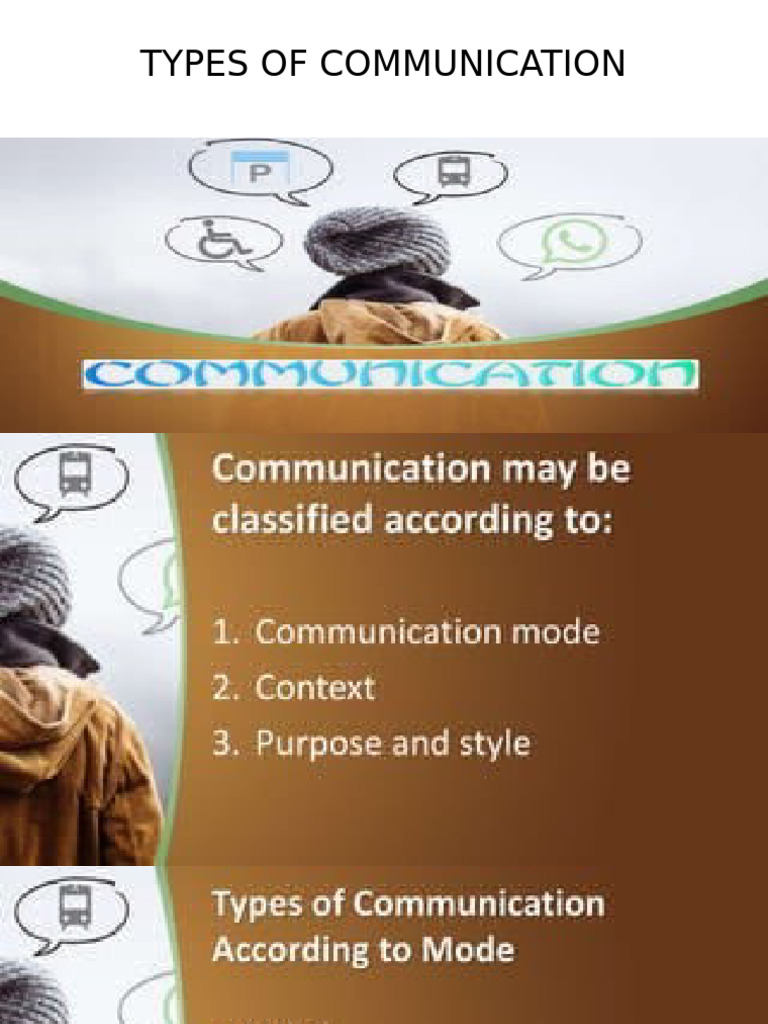 Types of Communication | PDF