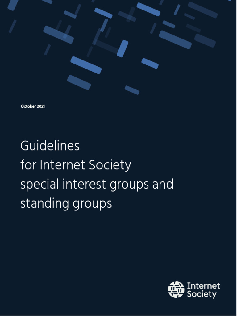 Guidelines For Sig and Standing Groups | PDF | Budget