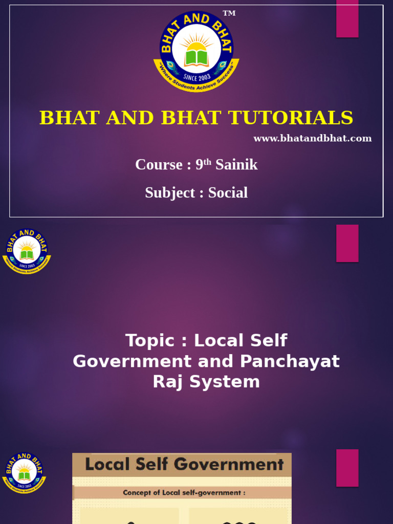 Understanding Panchayati Raj System | PDF | Government Of India ...