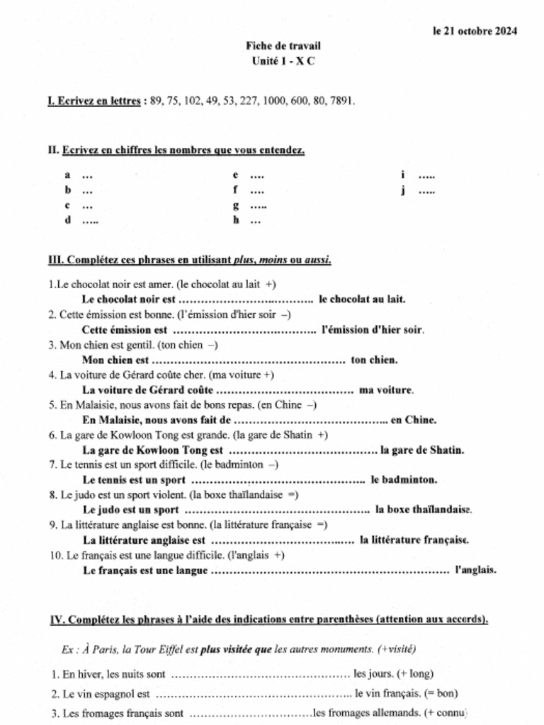 Fisa de Lucru 10 C U1 | PDF