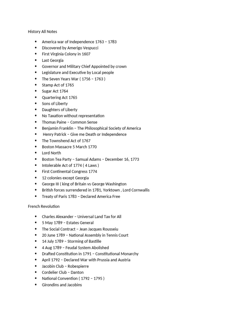 History All Notes | PDF
