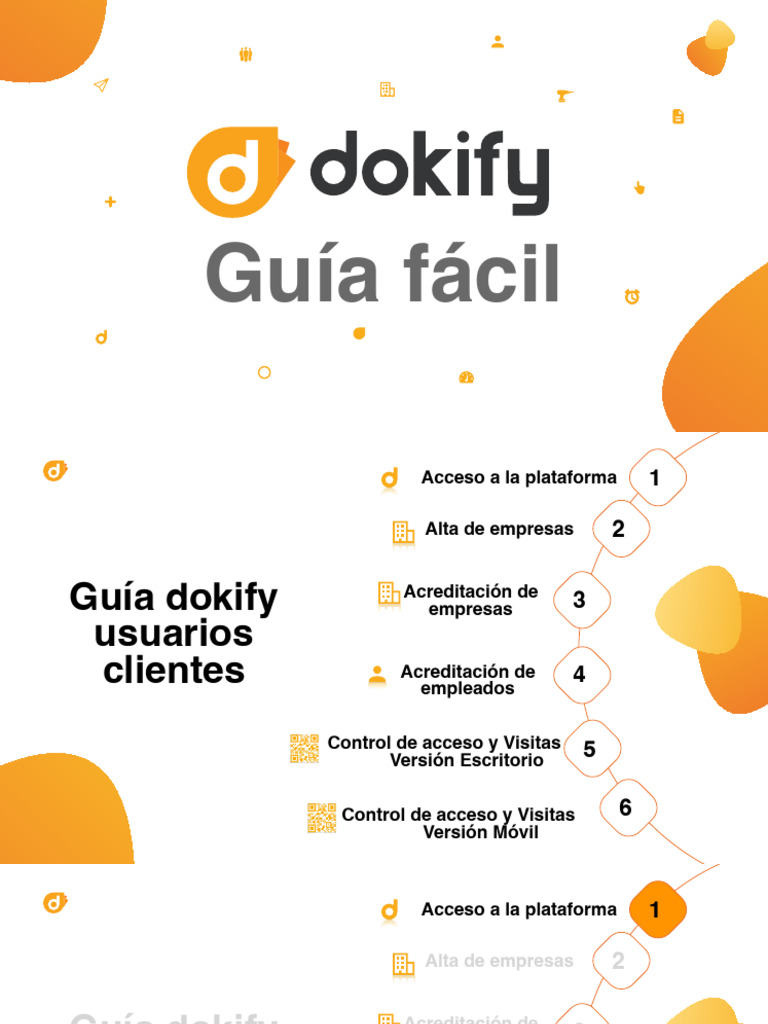 Guía Completa de Uso de Dokify | PDF | Aplicación movil | Documento de identidad