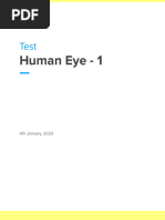 Class 10 Science Pyq CH 10 The Human Eye and The Colourful World | PDF | Rainbow | Eye