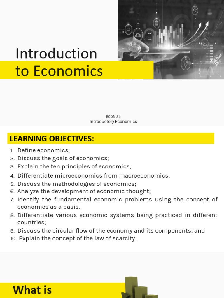 1 Introduction To Economics | PDF | Economics | Macroeconomics