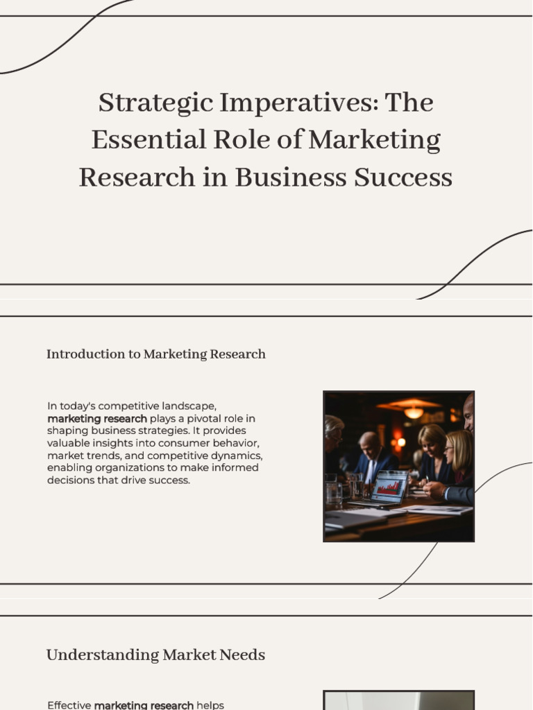 Slidesgo Strategic Imperatives The Essential Role of Marketing Research ...