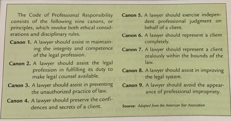 Lawyer Code of Conduct | PDF