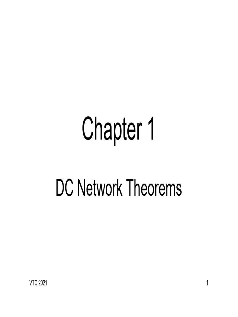 EEE3110 Power Point 1 (2021) | PDF | Resistor | Electric Current