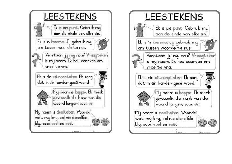 Leestekens | PDF