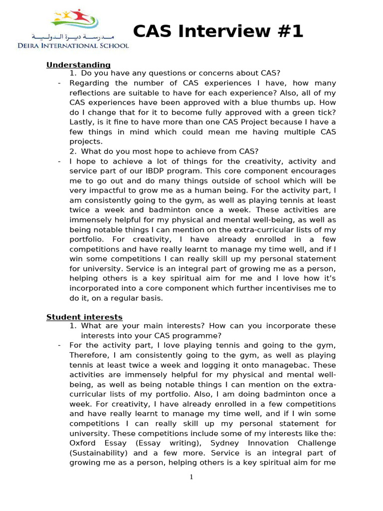 Ib Cas | PDF | Cognition | Psychology