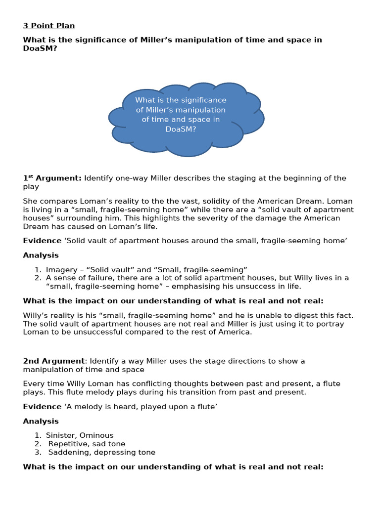 3 Point Plan Essay Plan | PDF | Neuroscience | Mental Processes
