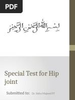 SI Joint Special Tests Overview | PDF | Anatomical Terms Of Motion | Pelvis