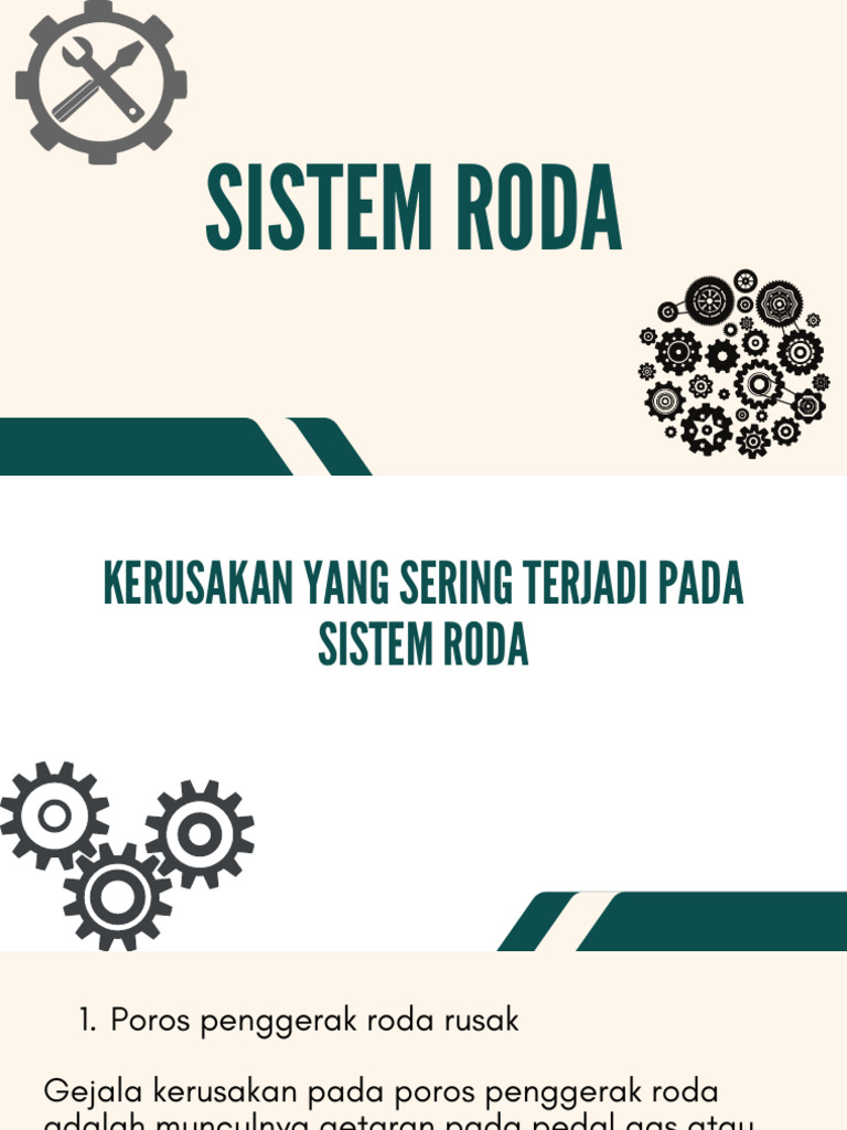 Pertemuan 2 Sistem Roda | PDF