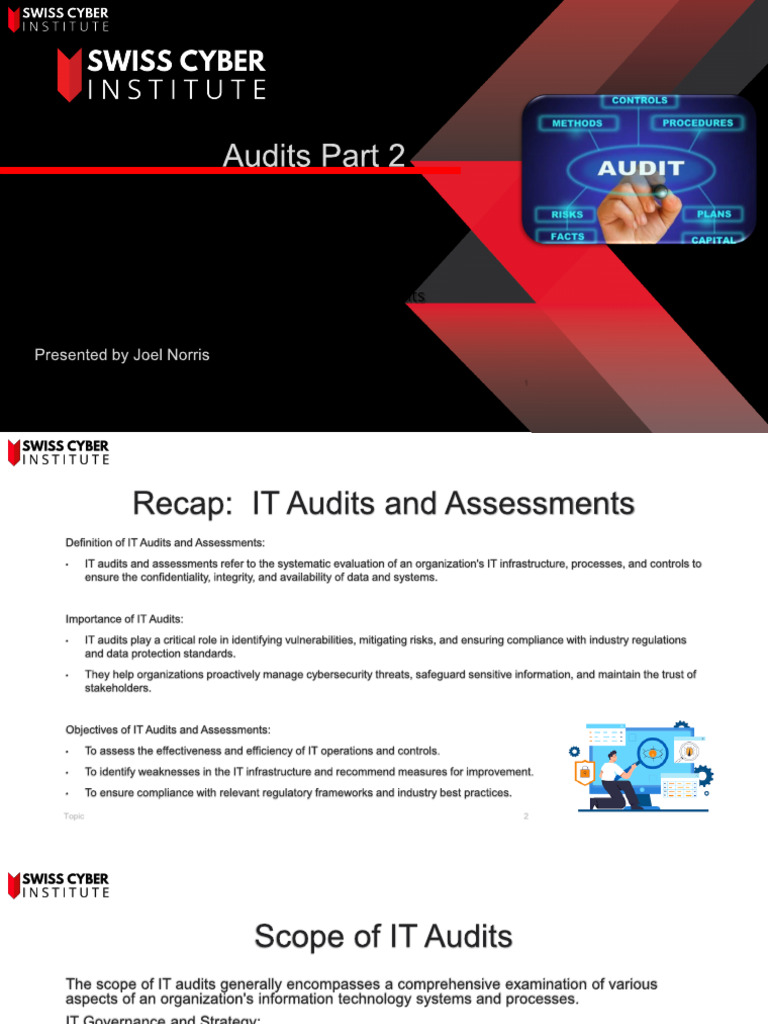 Audits And Assessments Part 2 | PDF | Information Security | Computer Security