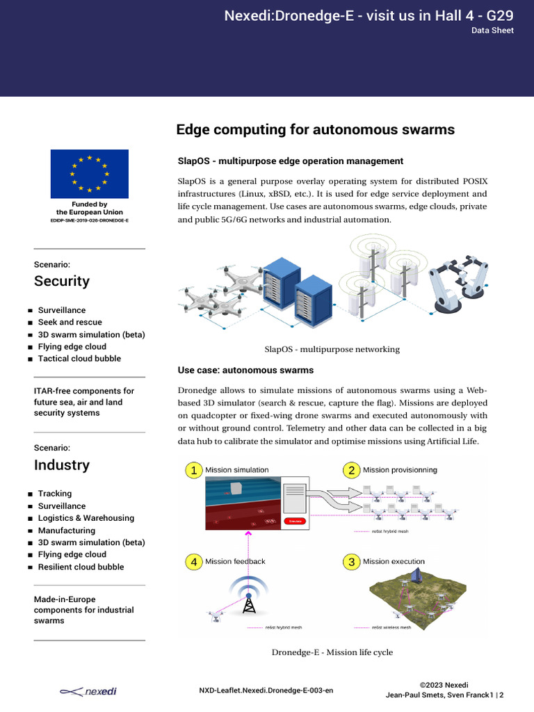 NXD-Campaign-Le.Bourget.Dronedge.E.Leaflet.Pdf-003-en | PDF | Unmanned Aerial Vehicle ...
