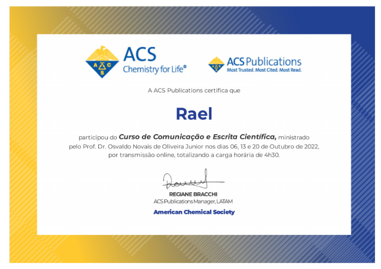 Acs Web in Ar Certificate Lat Am | PDF