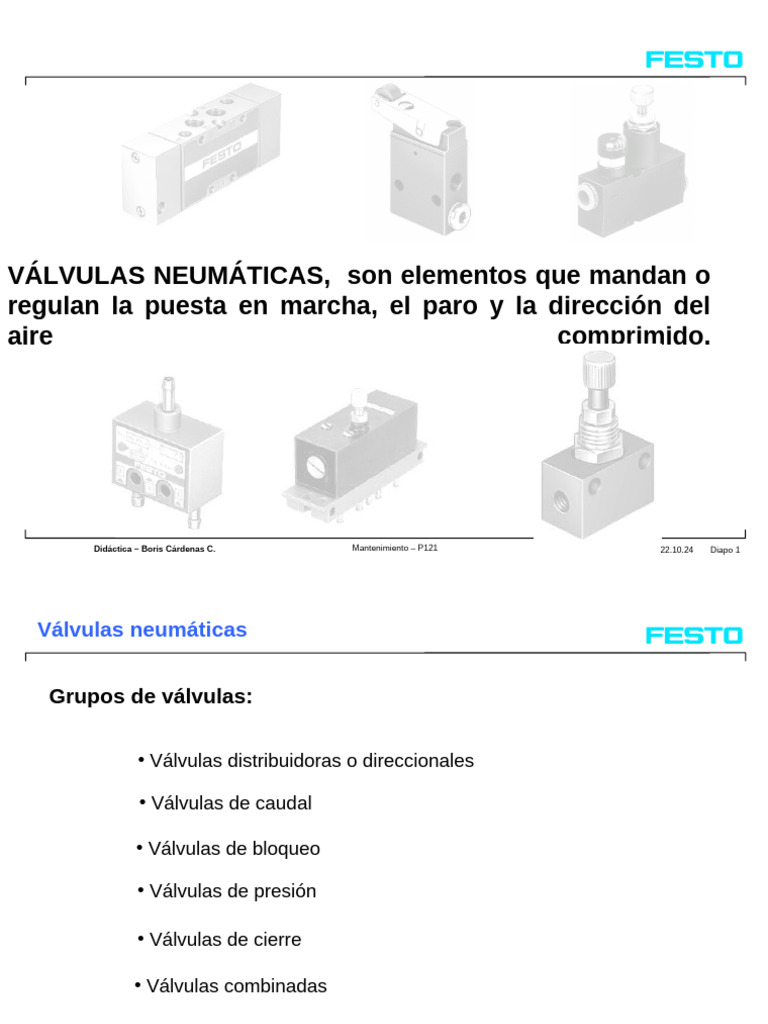 Guía de Válvulas Neumáticas | PDF | Neumática | Presión