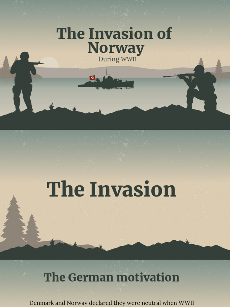 Norway's WWII Invasion Overview | PDF | European Theatre Of World War ...