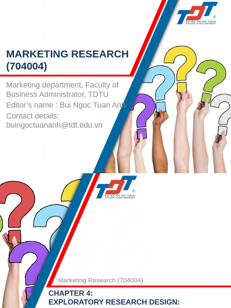 Chapter04 Exploratory Research Design Secondary Data | PDF | Marketing ...