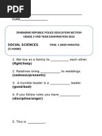 Grade 1 Shona | PDF