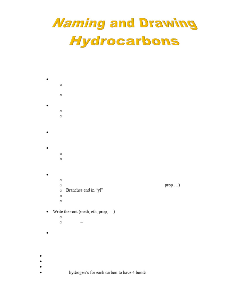 Summary Naming and Drawing | PDF