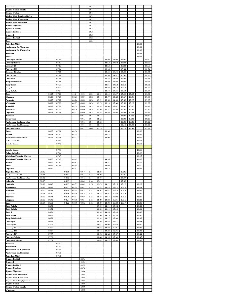 Linia 17 Powszedni | PDF
