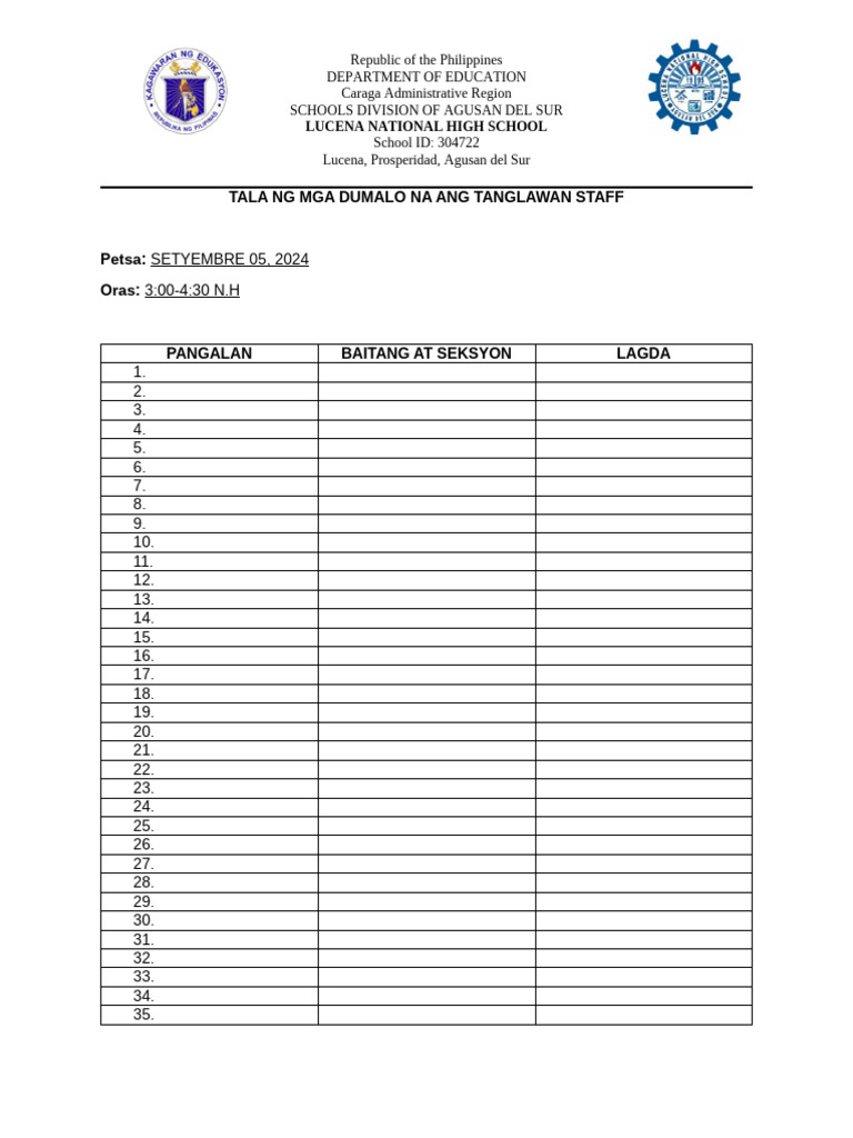 Filipino Collaborative Meeting | PDF