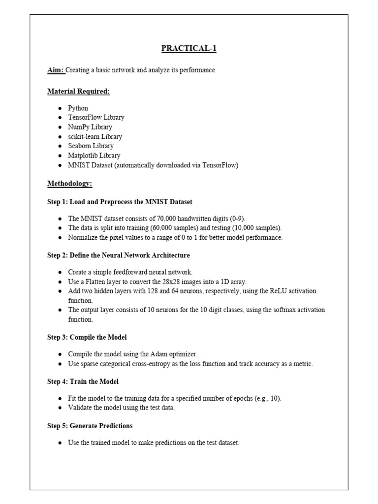 DL practical | PDF | Artificial Neural Network | Applied Mathematics