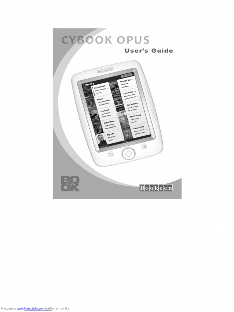 Cybook Opus (Srpski) | PDF