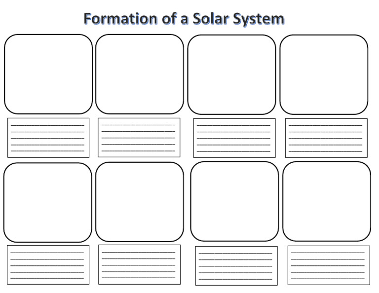 Formation of A Solar System Storyboard - Docx.pdf - Kami | PDF