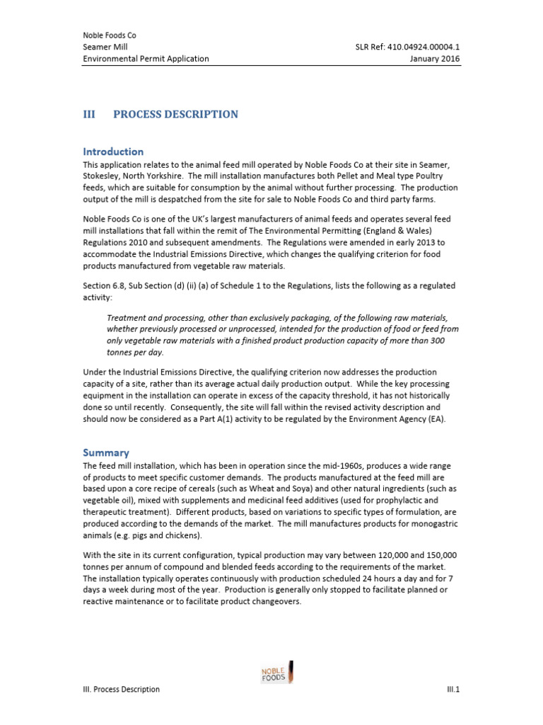 Schedule 5 Response Process Description | PDF | Air Pollution ...