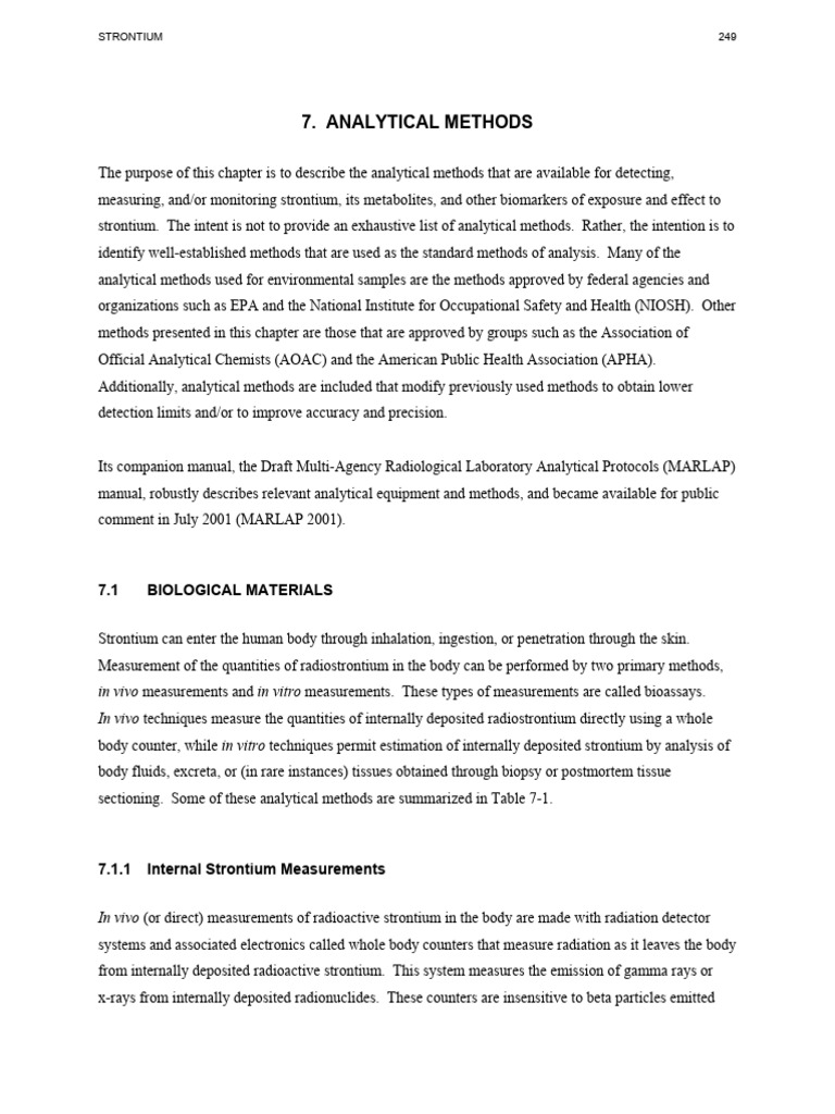 ANALYTICAL METHODS | PDF | Radiation | Analytical Chemistry