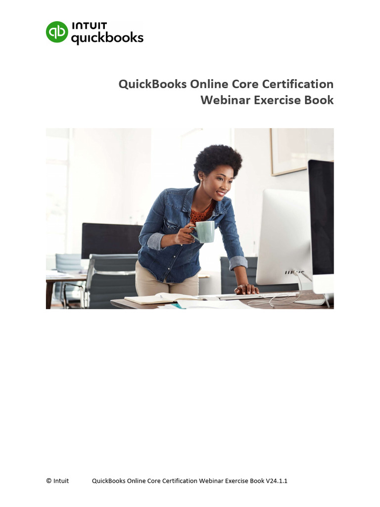 QuickBooks Online Core Certification Exercise Book | PDF | Quick Books ...
