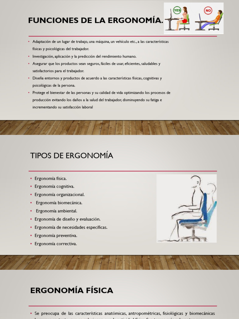 HIGIENE Y SEGURIDAD EN EL TRABAJO II ( ERGONOMÍA) 2 | PDF | Factores humanos y ergonomía ...