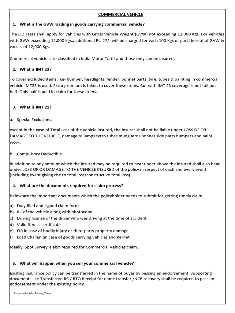 Commercial Vehicle Insurance Guide | PDF | Insurance | Deductible