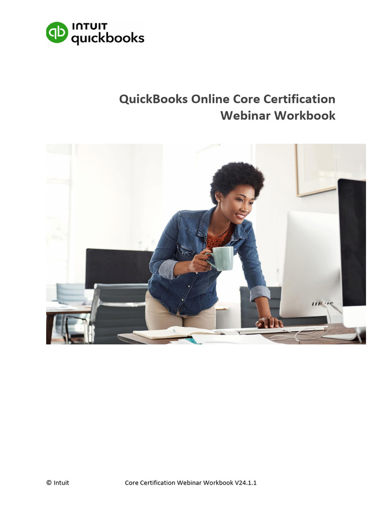 QuickBooks Online Core Certification Workbook V24.1.1 | PDF | Quick Books | Value Added Tax