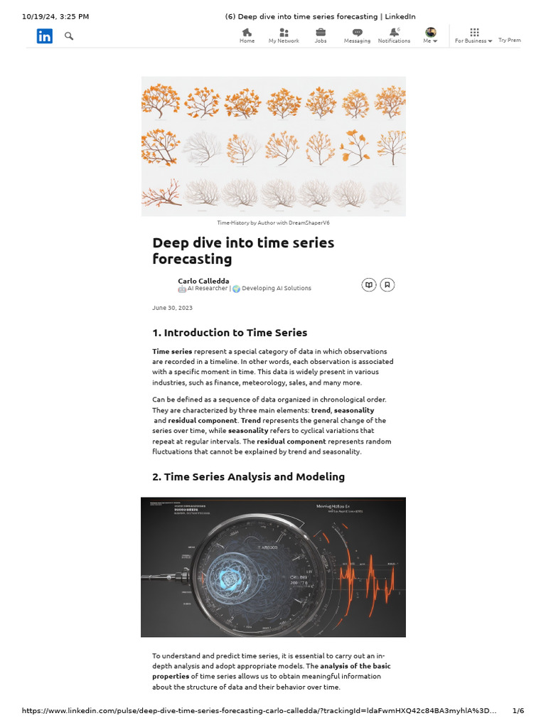 Deep Dive Into Time Series Forecasting - LinkedIn | PDF | Time Series ...