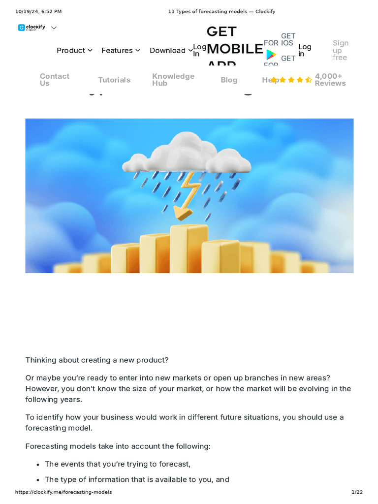 Financial Forecasting Guide | PDF | Forecasting | Regression Analysis