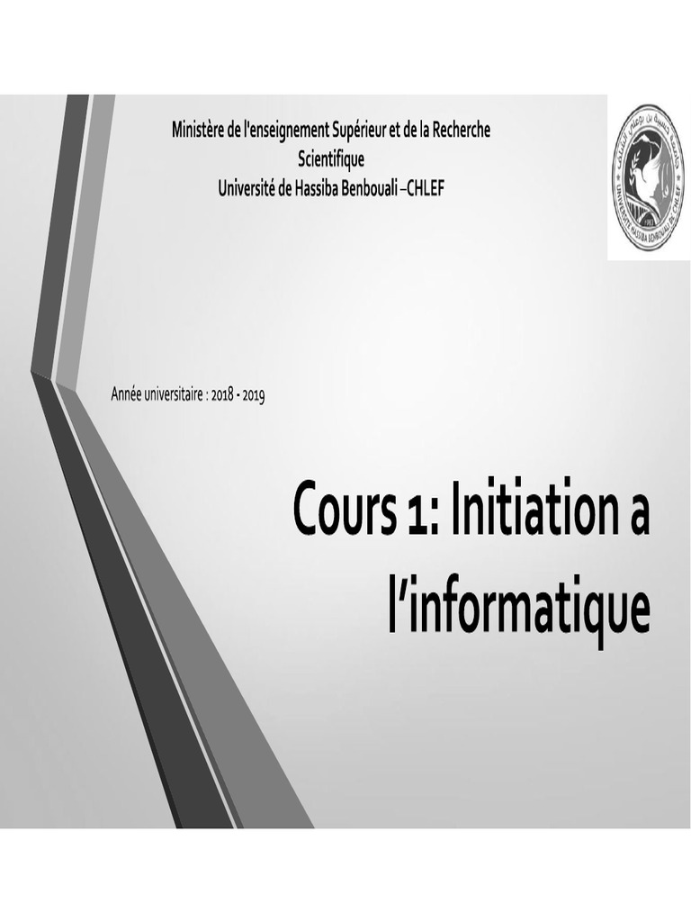 Initiation Informatique | PDF