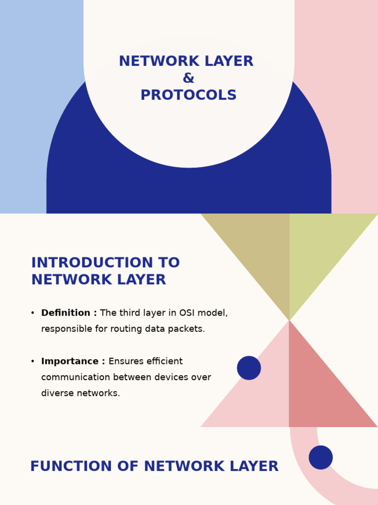 Network Layer & Protocols Guide | PDF | Computer Network | Internet ...
