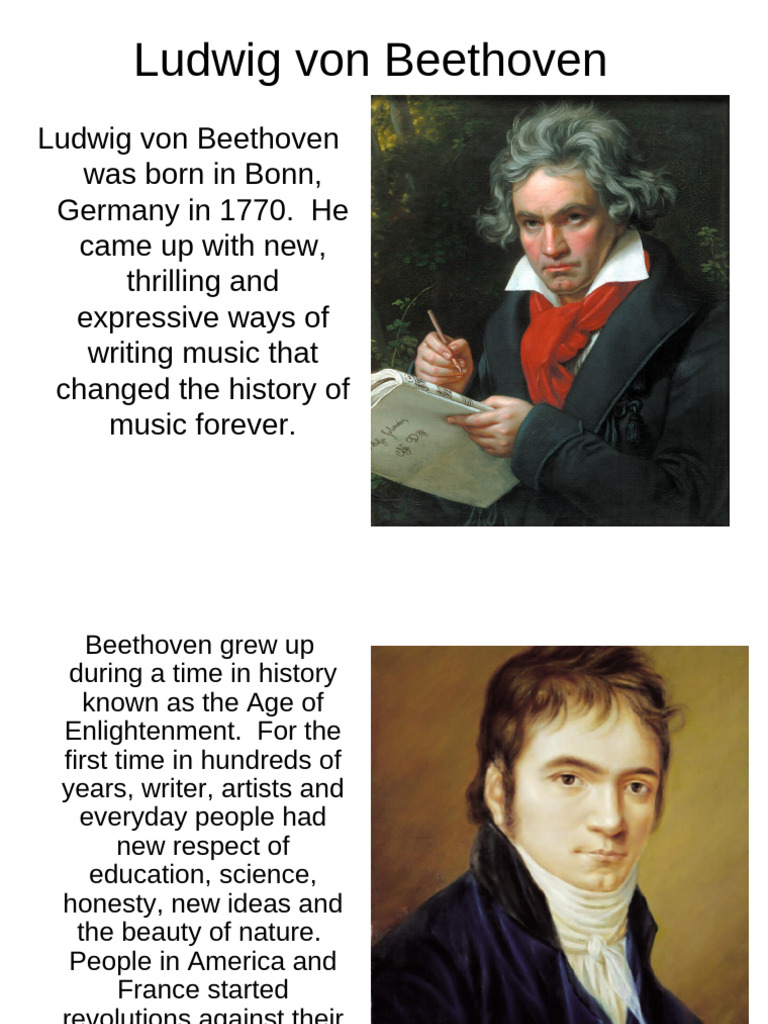 Ludwig Von Beethoven | PDF | Ludwig Van Beethoven | Wolfgang Amadeus Mozart