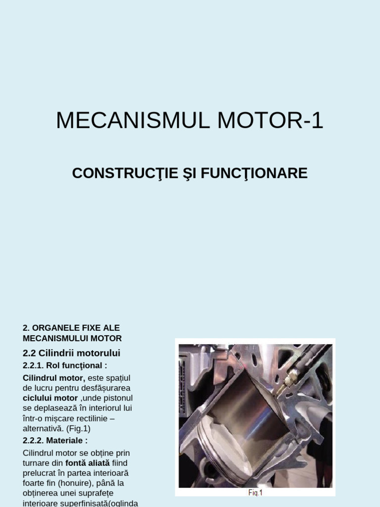 Cilindrii Motorului | PDF