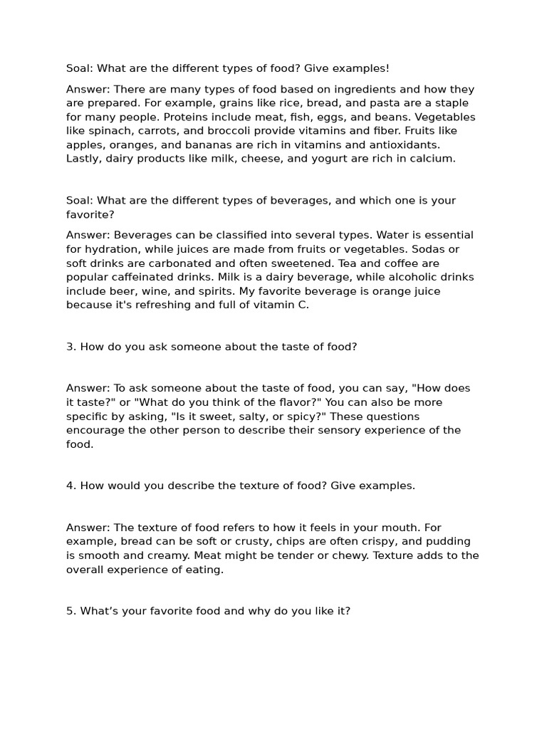 Essay Bab 3 Good Food Good Life | PDF | Drink | Foods