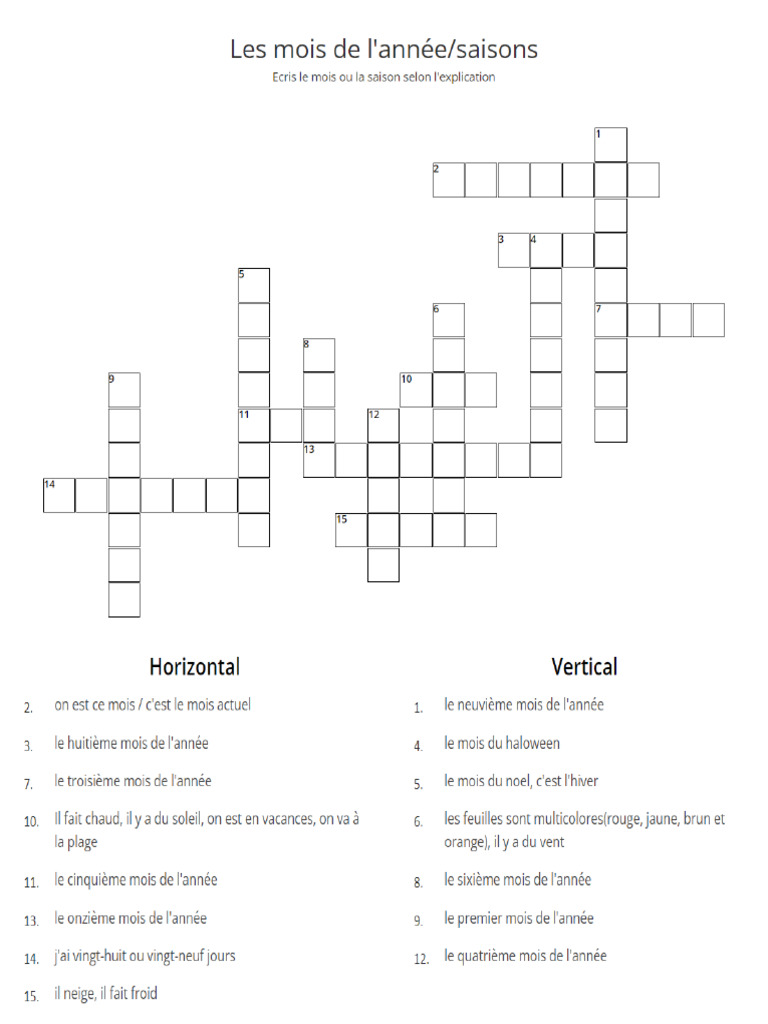 Mots Cachés Et Mots Croisés (Final) | PDF