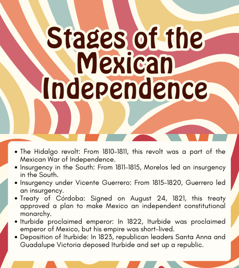 Stages of the Mexican Independence | PDF